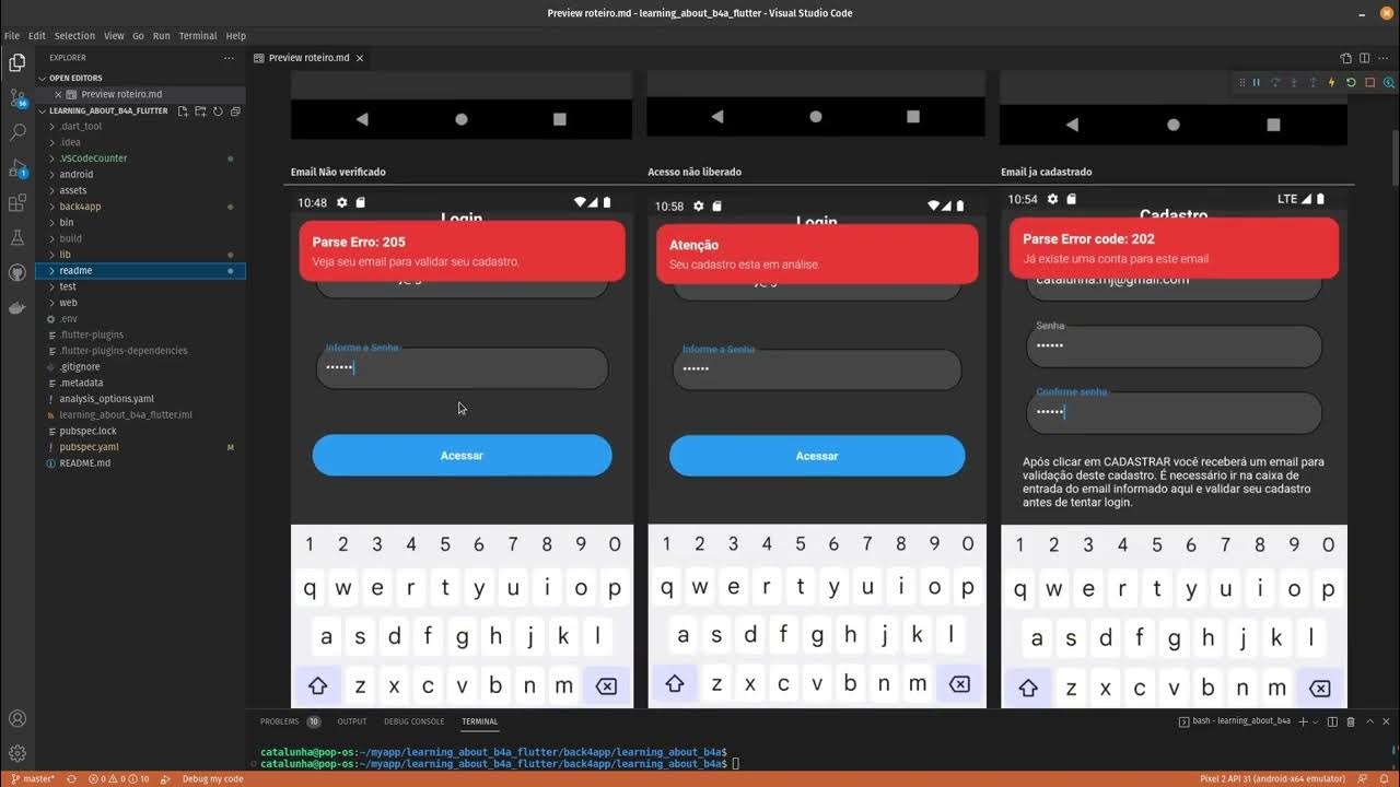 back4app.com - com Flutter - Introdução - YouTube