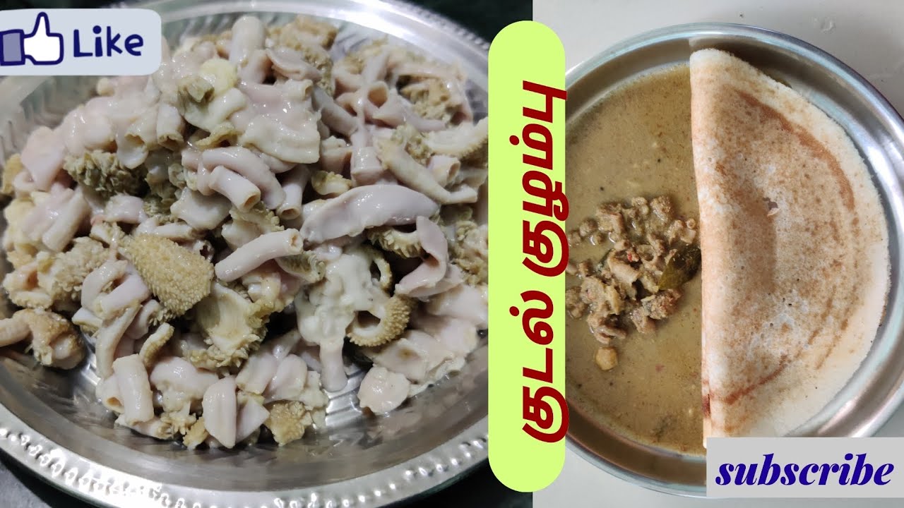 ஆட்டு குடல் குழம்பு | Kudal kulambu in tamil | Boti | Mutton recipe ...