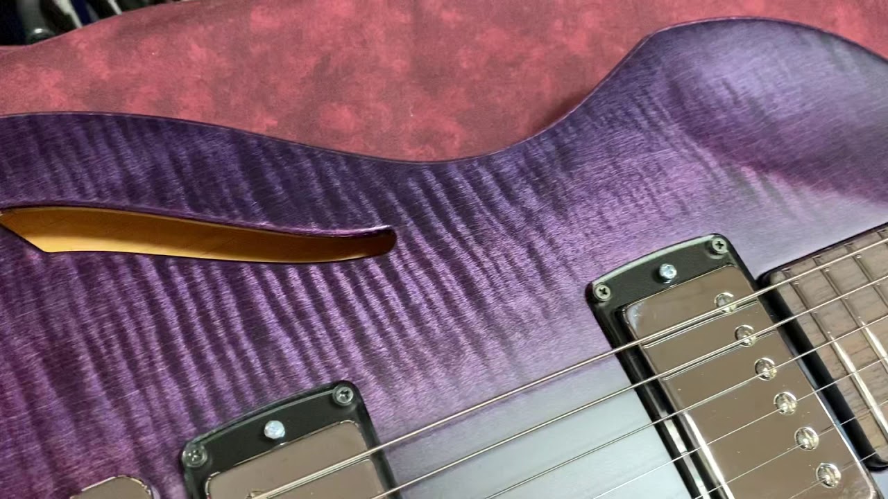 Vigier Guitars VGV-CWHW【Purple Fade】 - YouTube