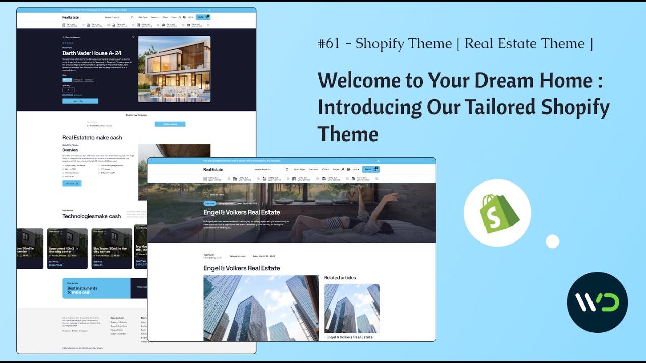 Real Estate Shopify Theme | Build Your Stunning Dream Website - YouTube