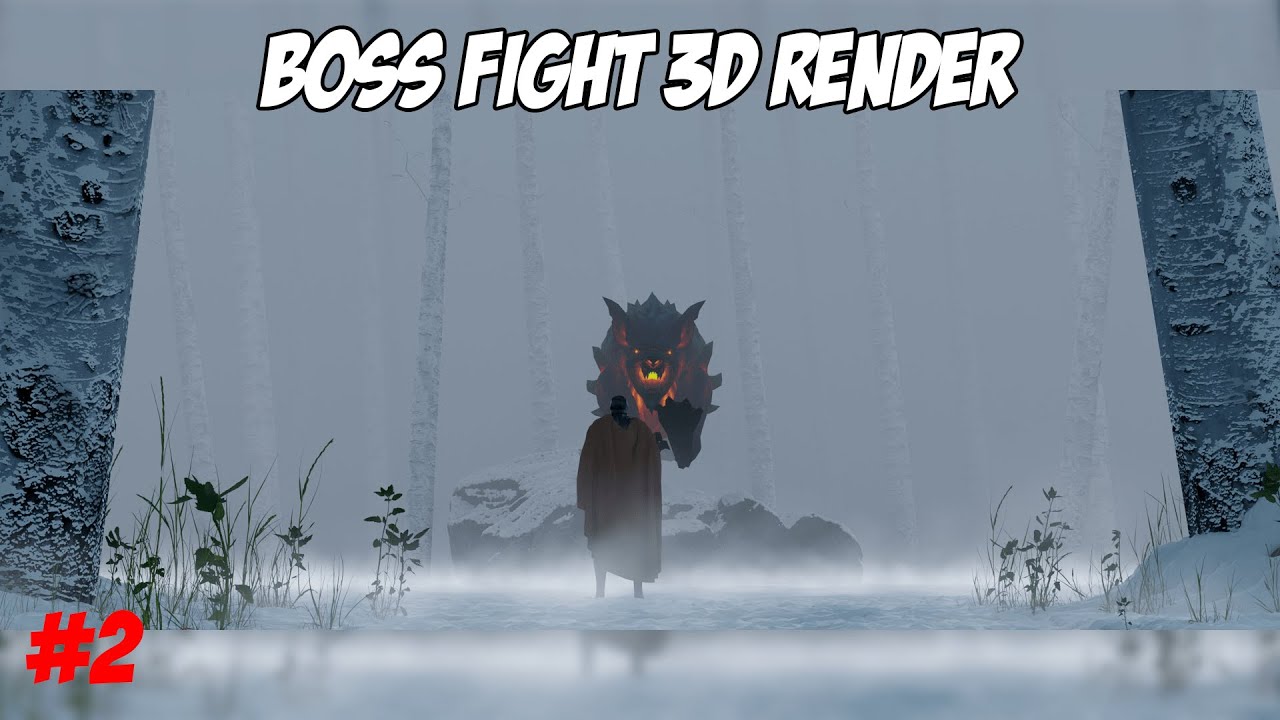 Boss Fight 3d Render Challenge Part #2 - YouTube