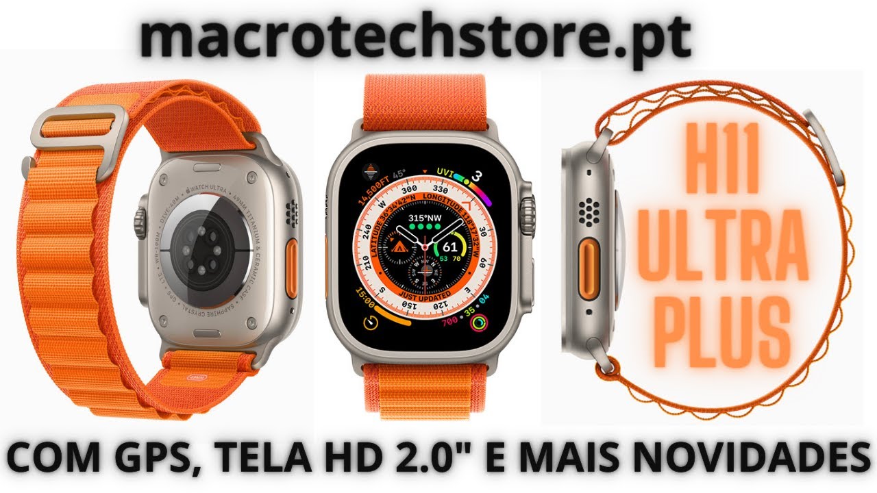 H11 ULTRA PLUS REVIEW - MELHOR QUE O IWO ULTRA 3 / PT-BR - YouTube