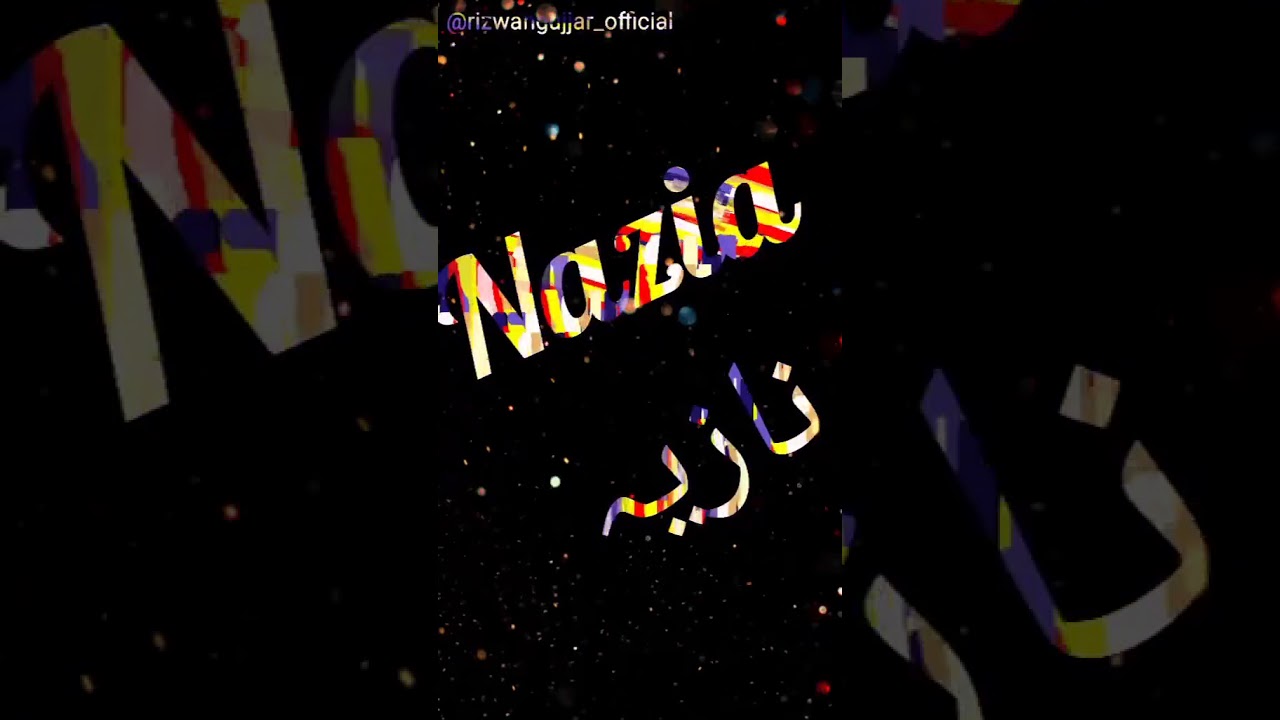 WhatsApp status nazia name - YouTube
