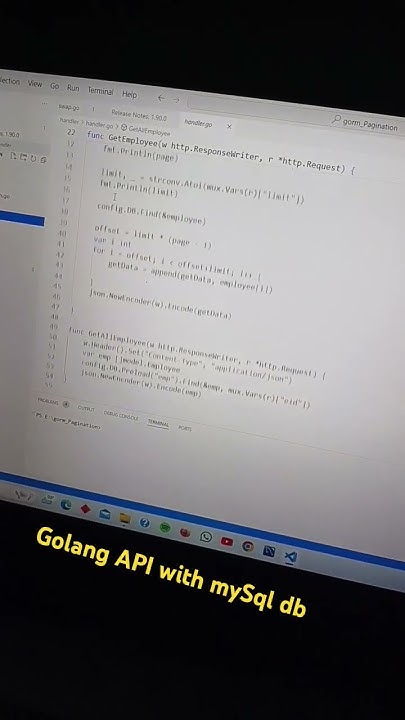 Go Golang Coding Database Connection With Mysql Coding Music