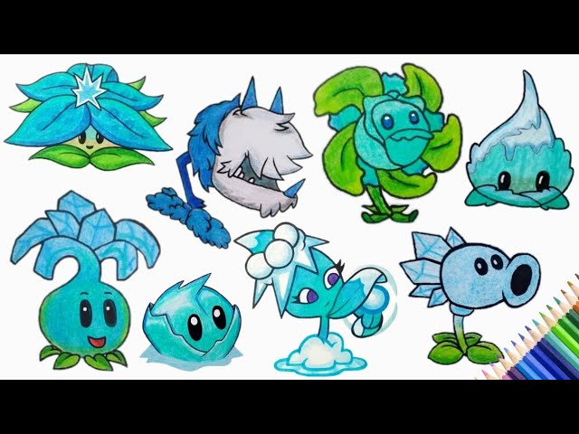 Plants Vs Zombies 2 Drawing Plants Vs. Zombies 2/Concepts/Plants