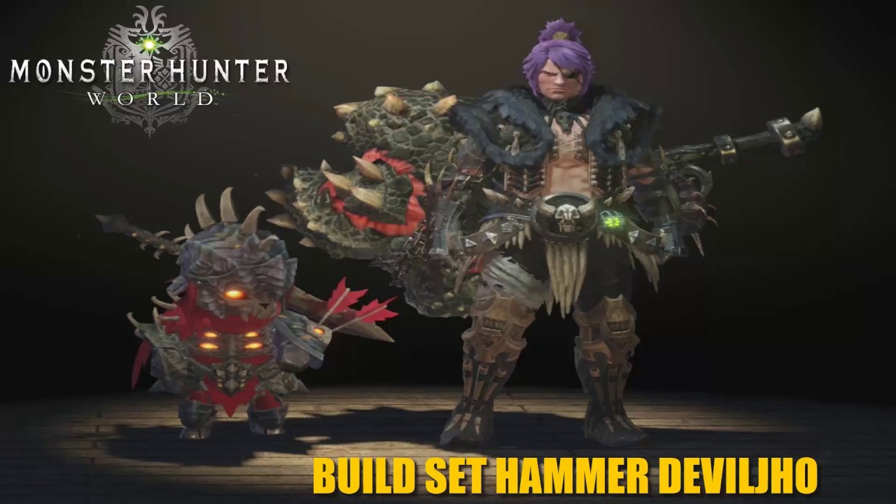 Monster Hunter: World / Build Set Hammer Deviljho -En Español HD 1080p ...