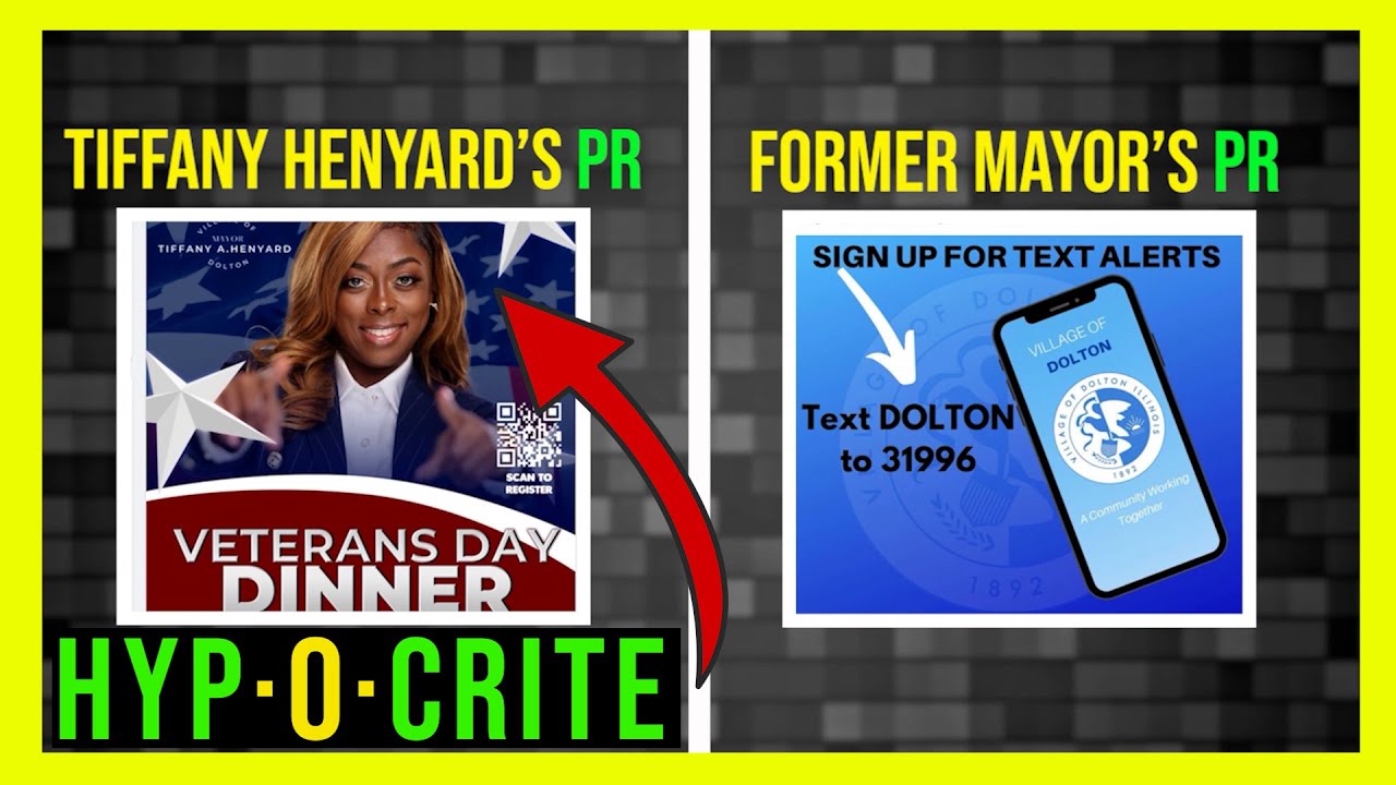 Tiffany Henyard - Super Mayor - The Hypocrisy Continues... - Mayor of Dolton - YouTube