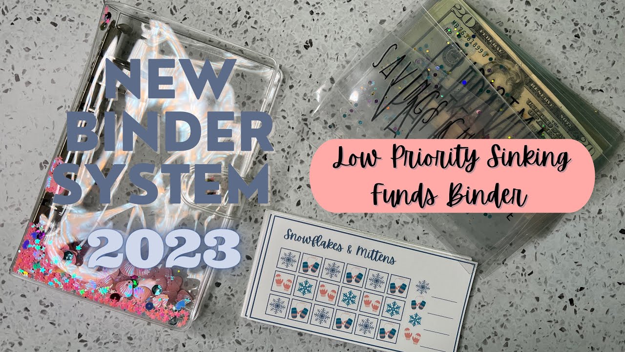 NEW Low Priority Sinking Funds Binder Set Up | New Challenges & Goals ...