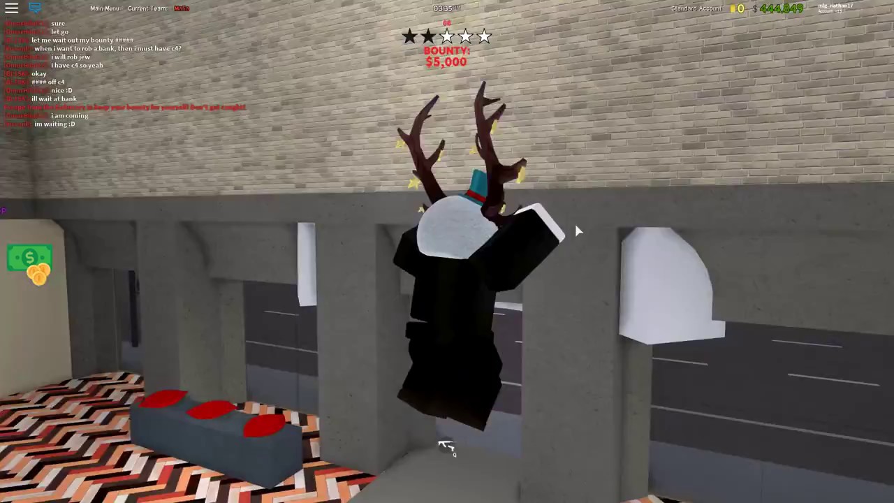 (Roblox wanted) robbing bank and gem stone - YouTube