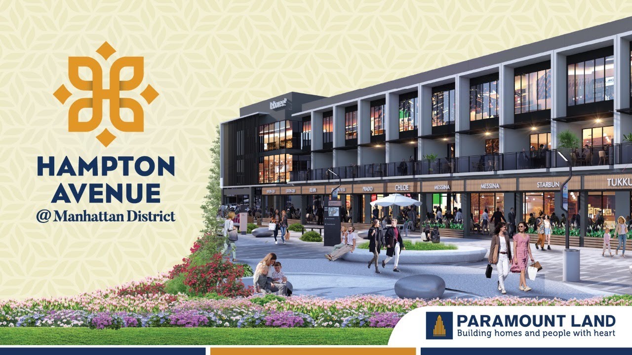 Hampton Avenue, Area Komersial Terbaru di Manhattan District, Gading ...