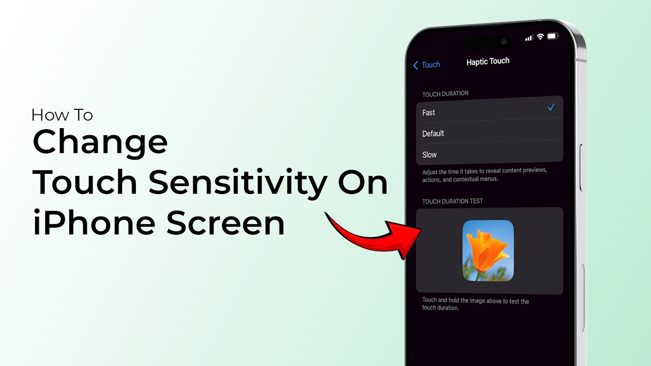 How to Change Touch Sensitivity on iPhone Screen? - YouTube
