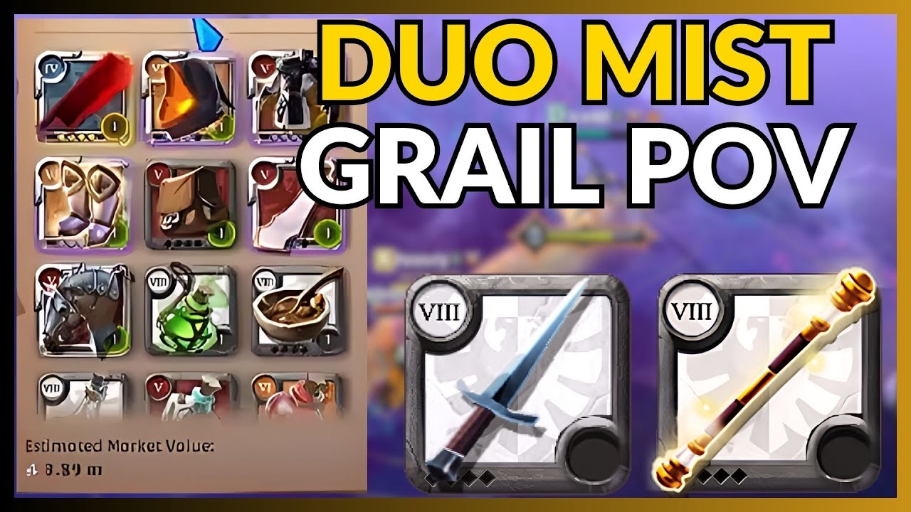 Albion Online EU Duo Mist | One Shot 1H Dagger POV & Grailseeker - YouTube
