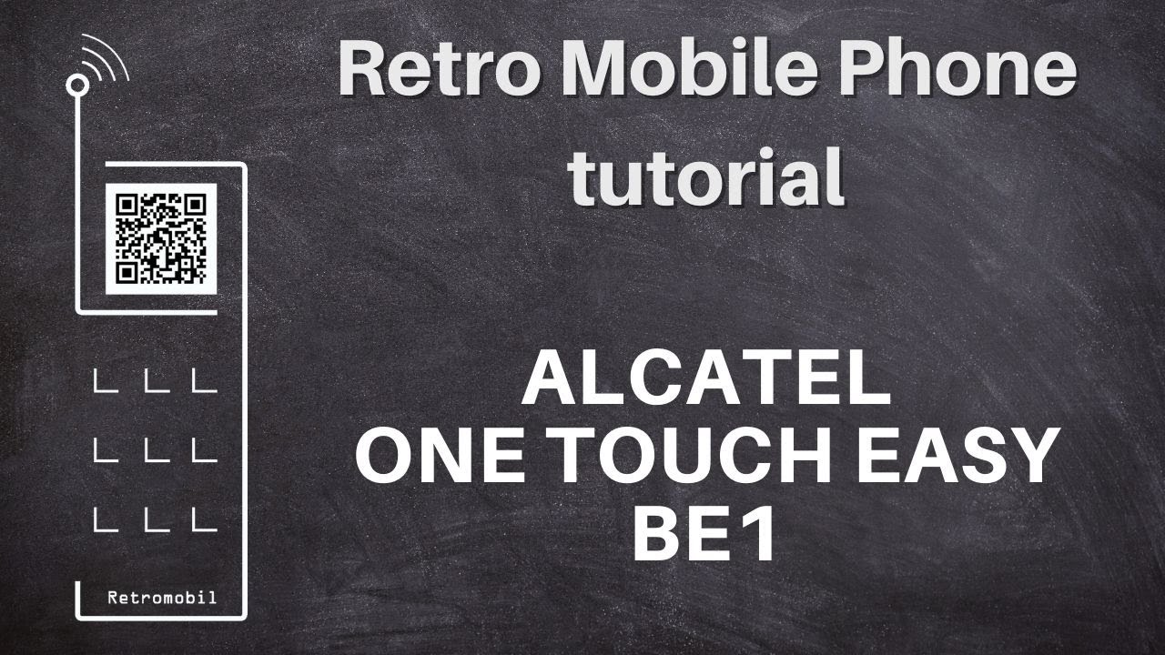 Alcatel One Touch Easy BE1 tutorial - YouTube