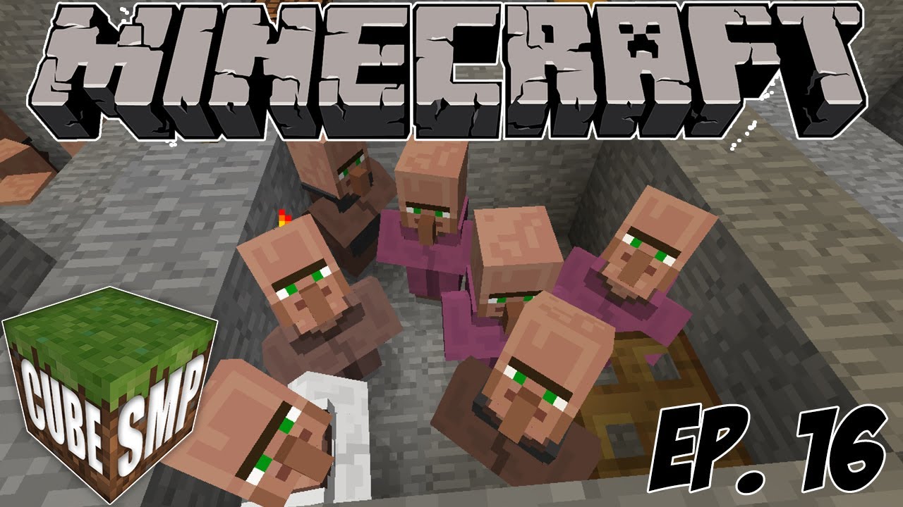 Cube SMP - Minecraft Cube SMP: INFINITE VILLAGER BREEDING CELL - Ep 16 ...