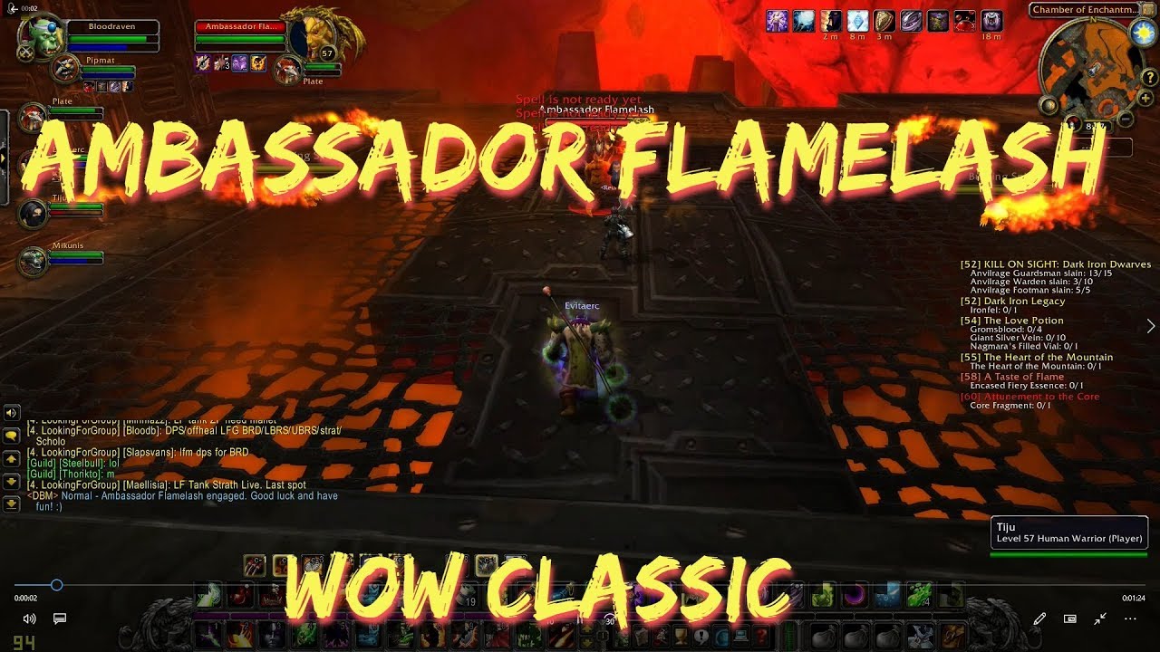 WoW Classic/Ambassador Flamelash - YouTube