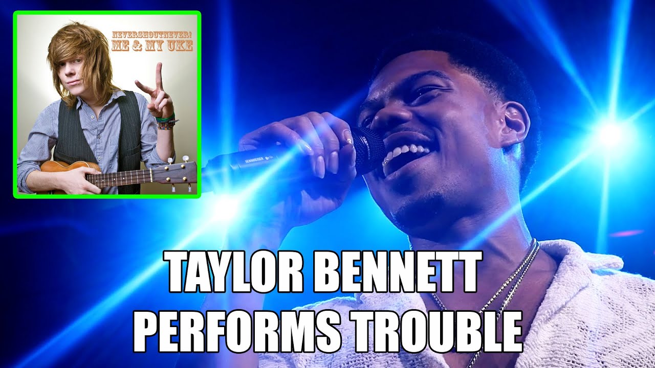 Taylor Bennett performs Trouble by Never Shout Never - YouTube