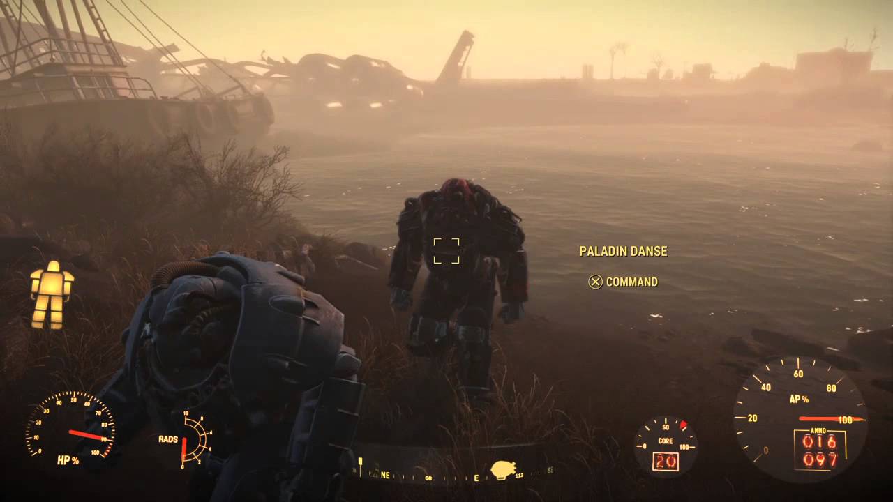 Fallout 4 - Power Armor fall damage - YouTube