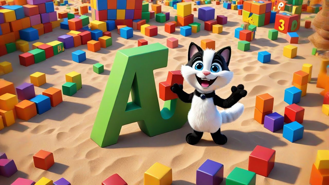 Four Cuddly Cats Learn the ABCs | Fun Alphabet Song for Kids | Nursery ...