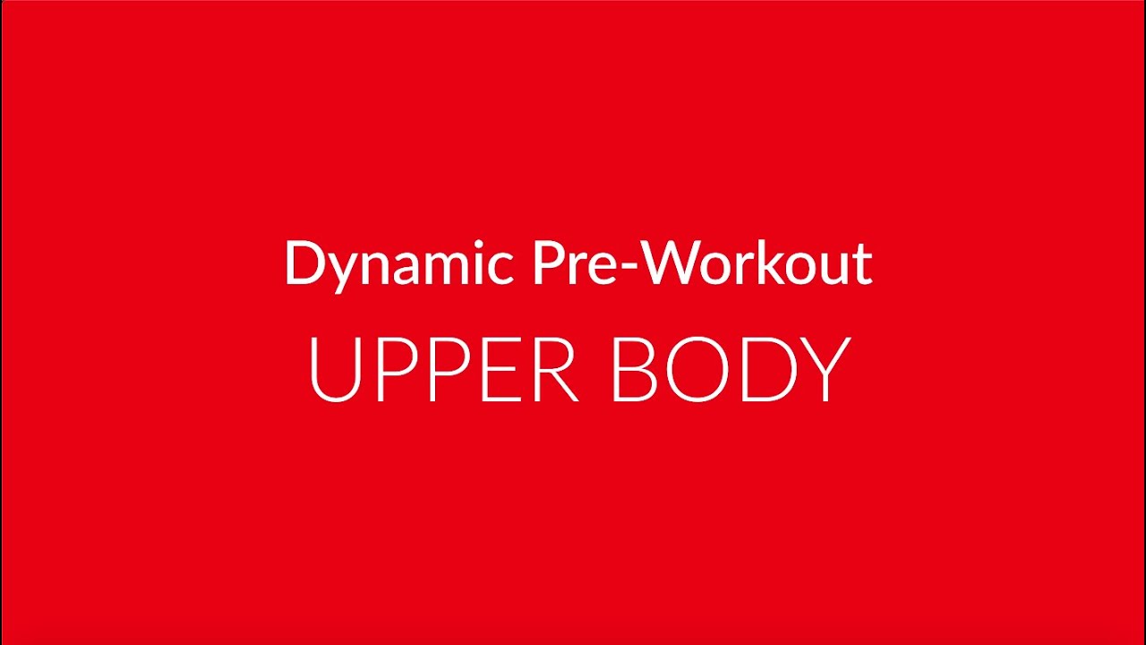 Dynamic Pre-Workout Upper & Lower Body Stretches with Arzoo and Kelsey ...