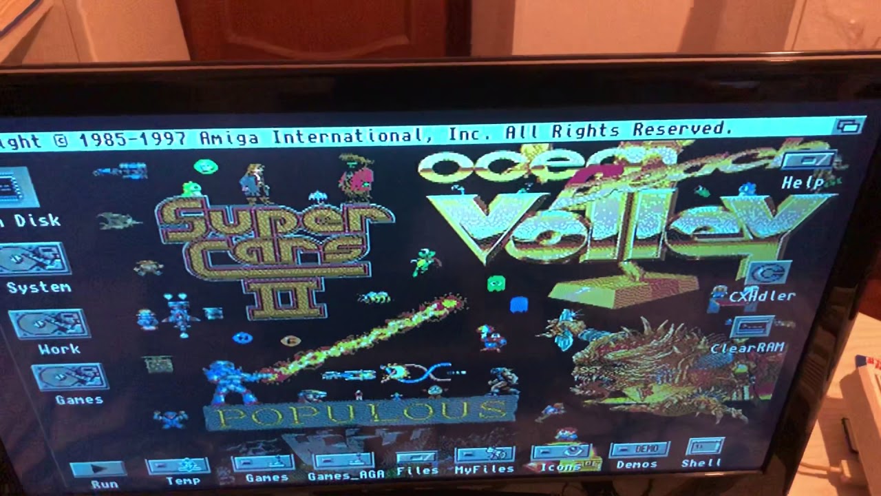 Amiga 1200 CF card Classic workbench e workbench os 3.9 kit - YouTube