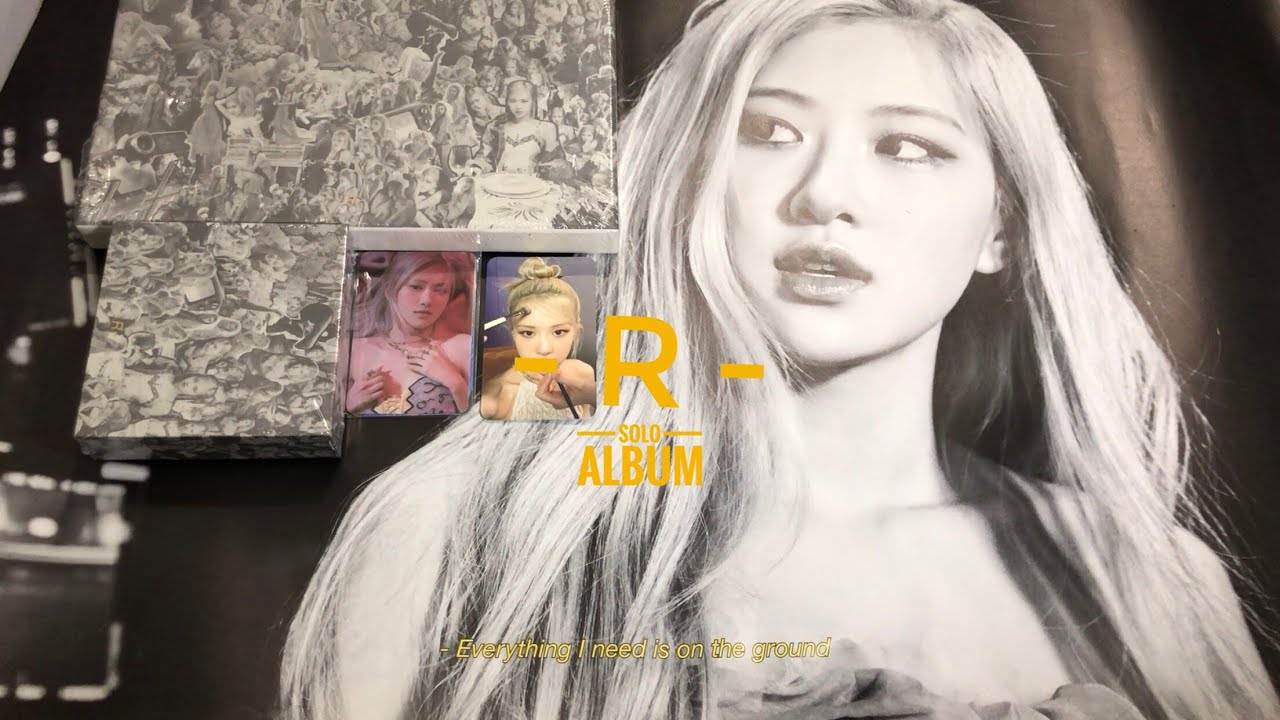 R UNBOXING FIRST SOLO ALBUM - YouTube