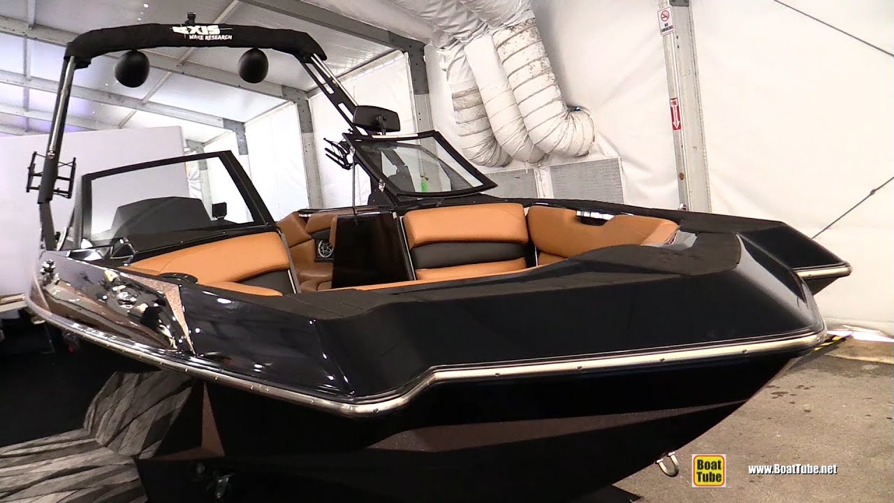2020 Axis A24 Wake Boat - Walkaround Tour - 2020 Miami Yacht Show - YouTube