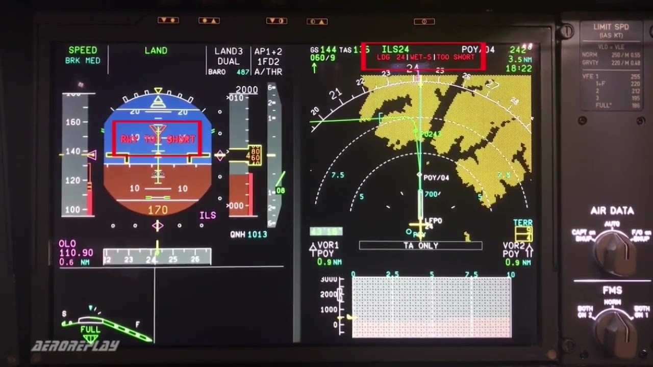 Airbus ROBS “Runway too short” | 1 hour loop | - YouTube