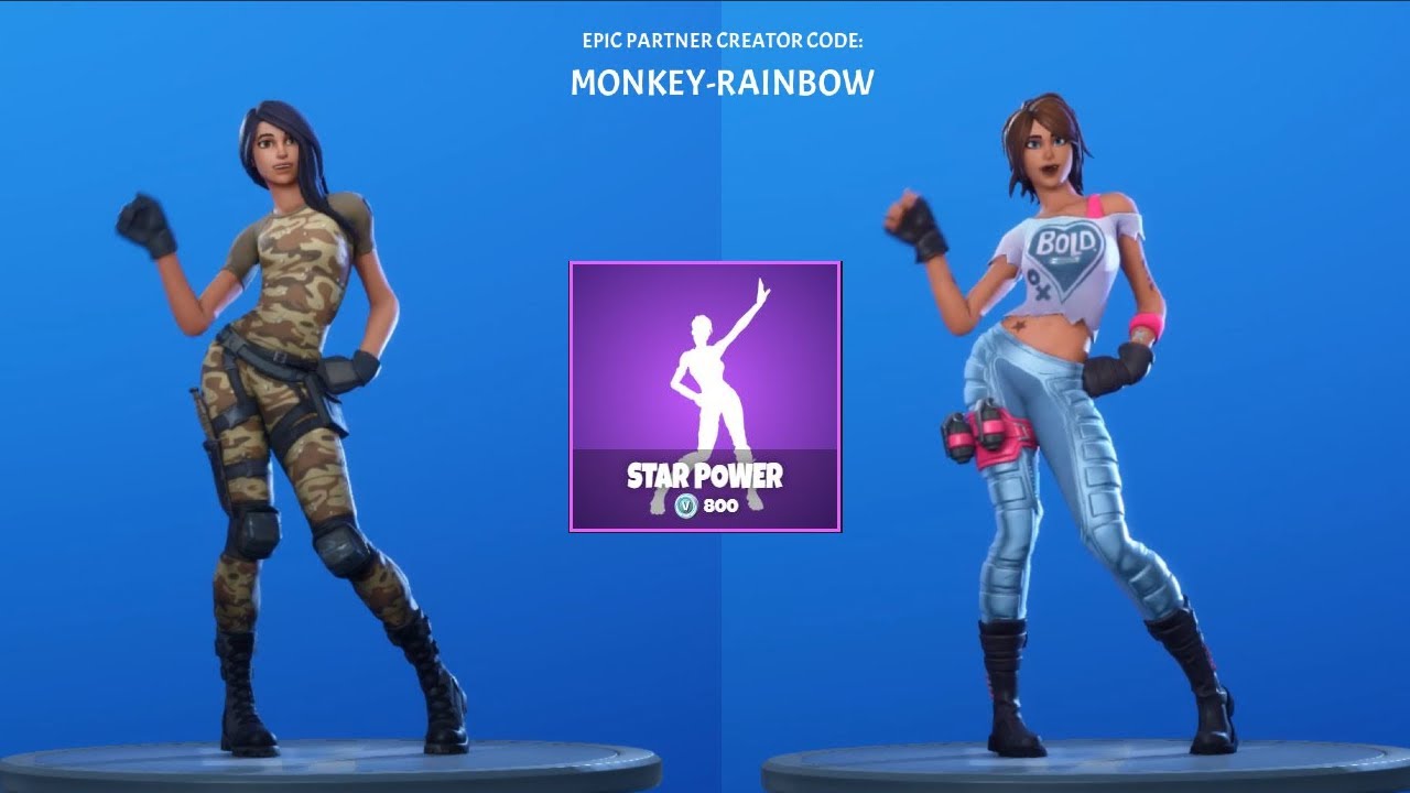 Fortnite Star Power Emote (Daily Shop Item Today) - Cute Agent Girls ...