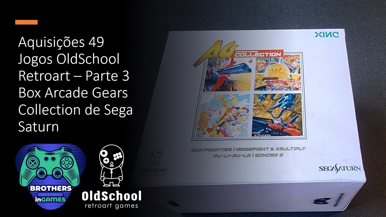 Aquisições 49 - Jogos da OldSchool Retroar - Parte 3 - Box Arcade Gears ...