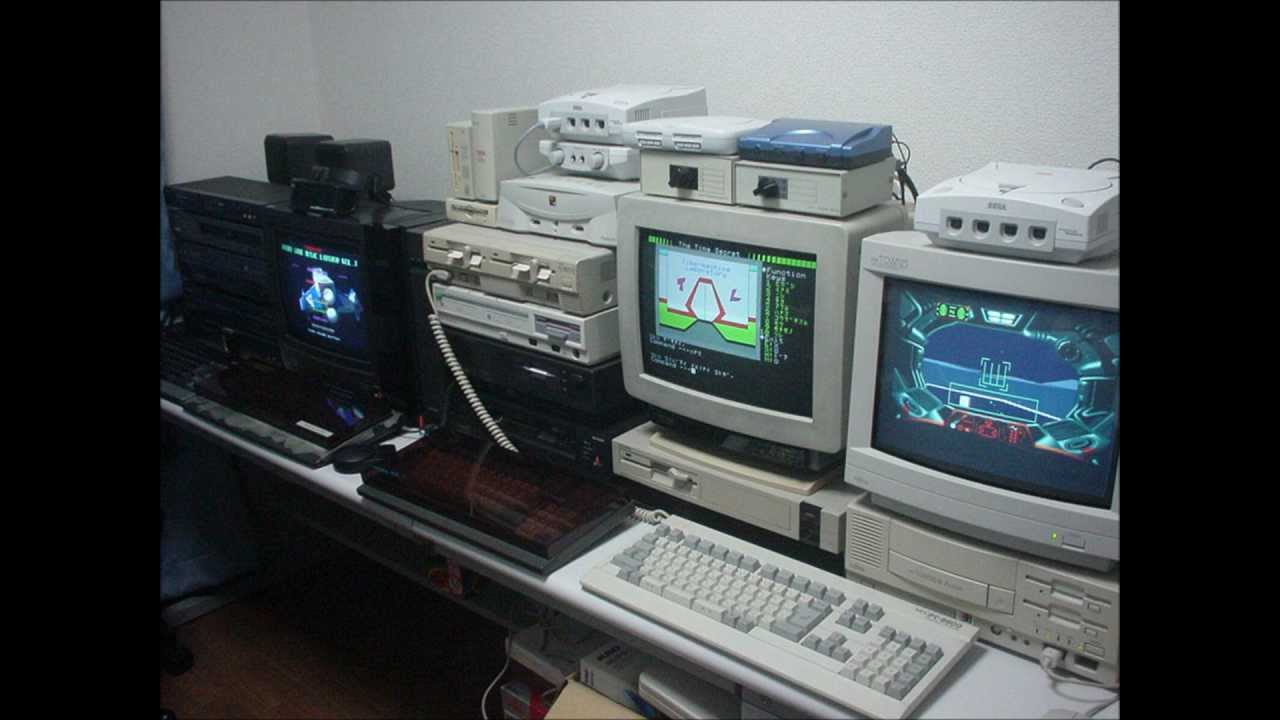 レトロPCルーム変遷 (Transition of Japanese Retro PC Room) 80s 90s OTAKU ROOM ...