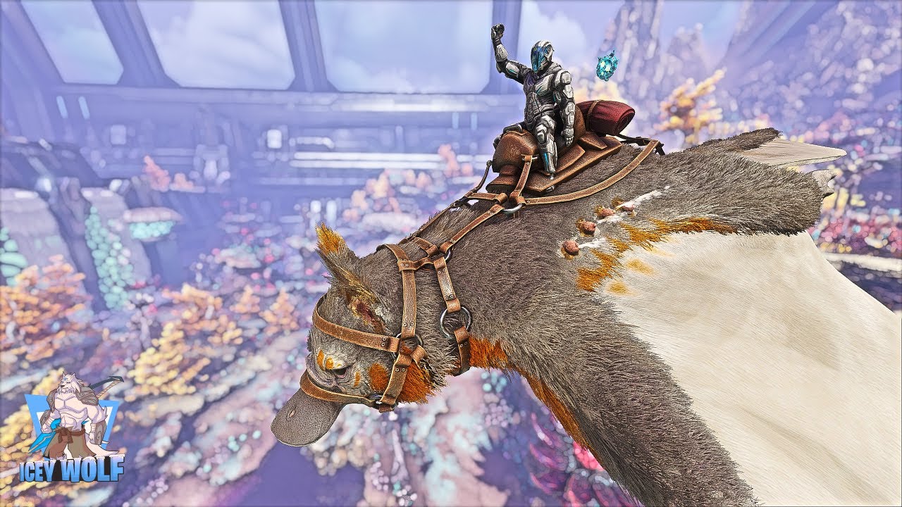 Taming the STRANGEST CREATURE in ARK the MAEWING!!! - GENESIS 2 - ARK ...