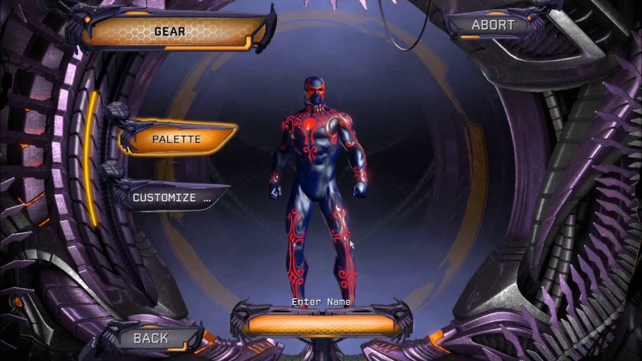 DC Universe Online: Spider-Man 2099 Character Creation - YouTube