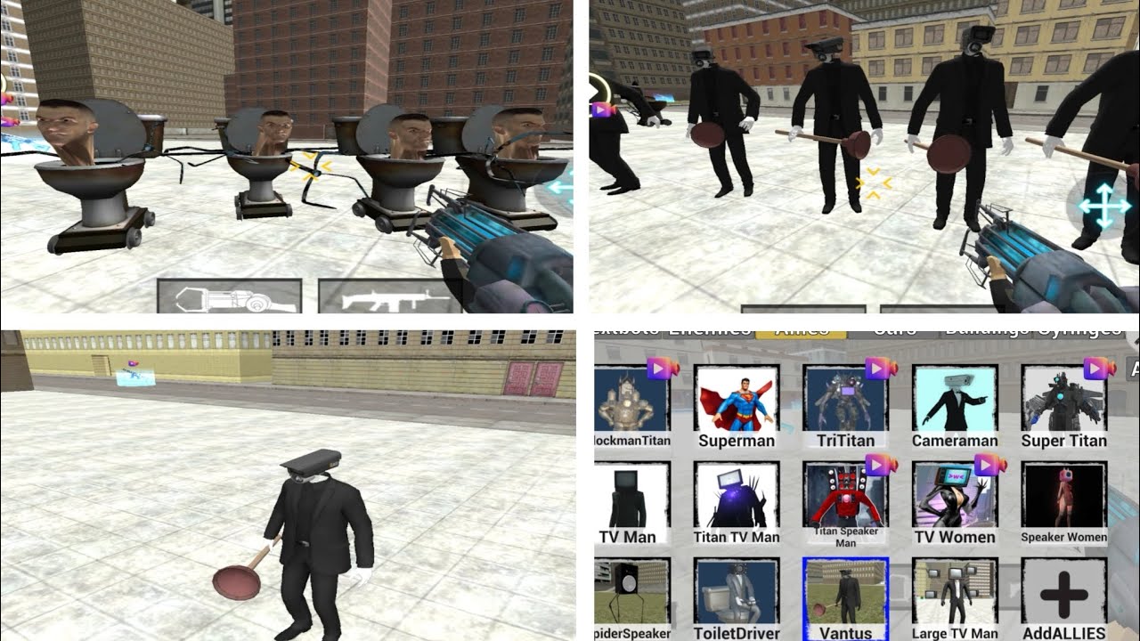 Nextbots In Backroom: Skibidi Toilets Octopus Scientist Ultimate Vantus ...