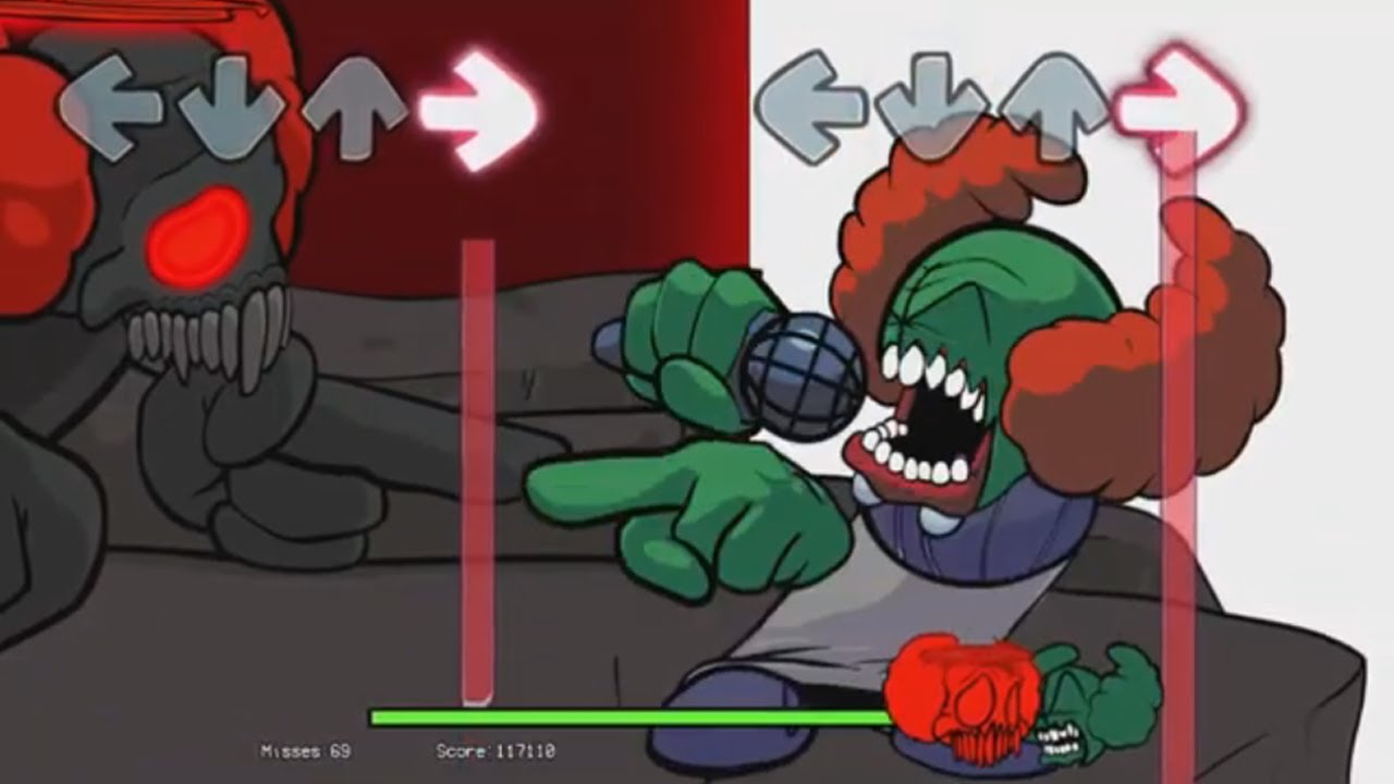 Skeleton tricky vs Tricky | Friday night funkin' - YouTube