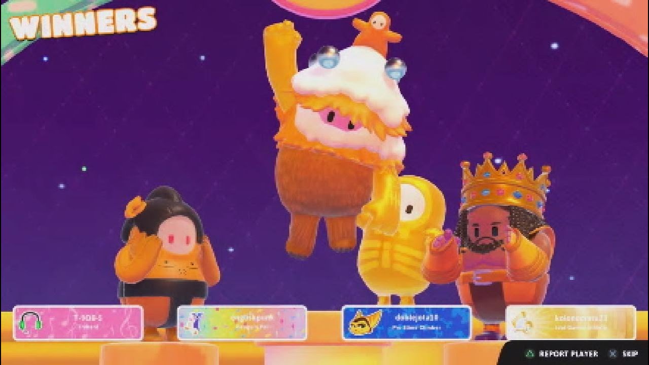 Fall Guys - Golden Goal Challenge win - YouTube