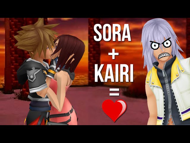Kingdom Hearts Sora And Kairi Kissing 0883