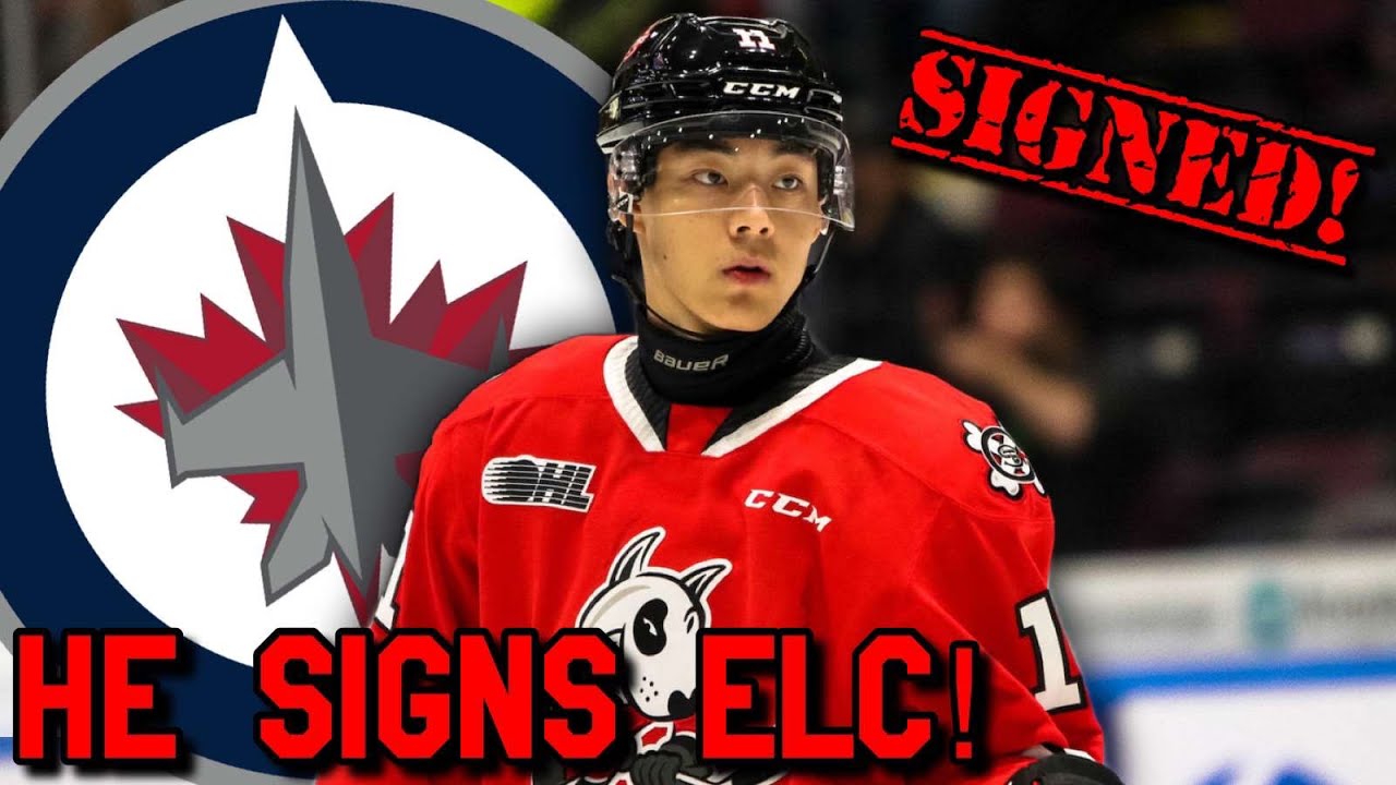 Winnipeg Jets Sign Kevin He to 3 Year ELC!! Jets Fan Reaction!! - YouTube