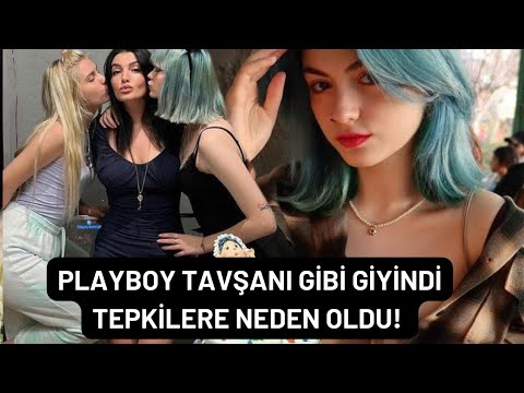 Aleyna Tilki'nin kardeşi Ayça Tilki 17.yaş gününde palyboy TAVŞANI gibi giyindi!!!