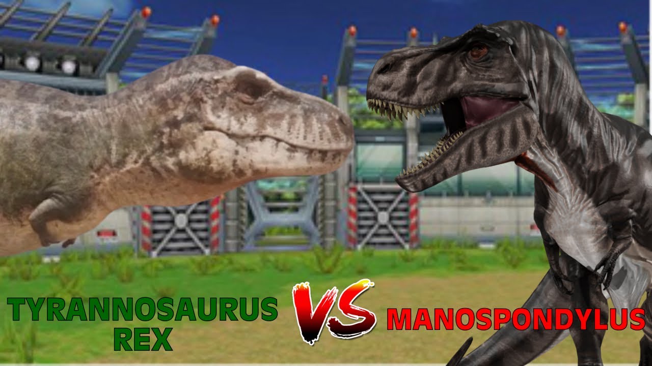 Tyrannosaurus Rex vs Manospondylus | Dinosaur Tournament Arena [S1E15 ...