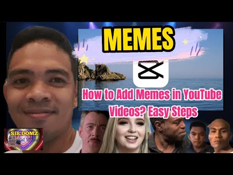 HOW TO ADD MEMES IN YOUTUBE VIDEOS? Easy steps|| Paano maglagay ng ...