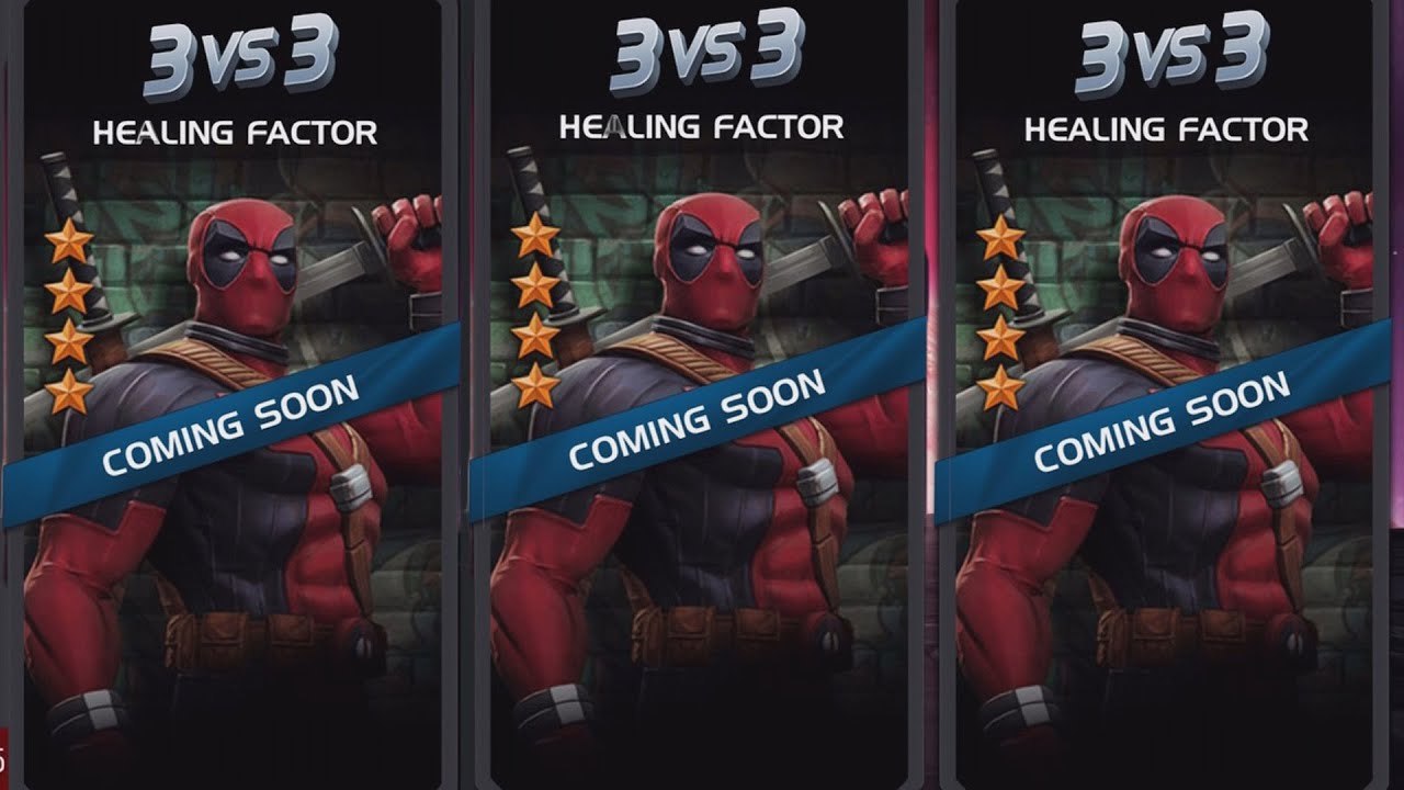 DEADPOOL HEALING FACTOR EVENT | MARVEL: Contest of Champions (iOS ...