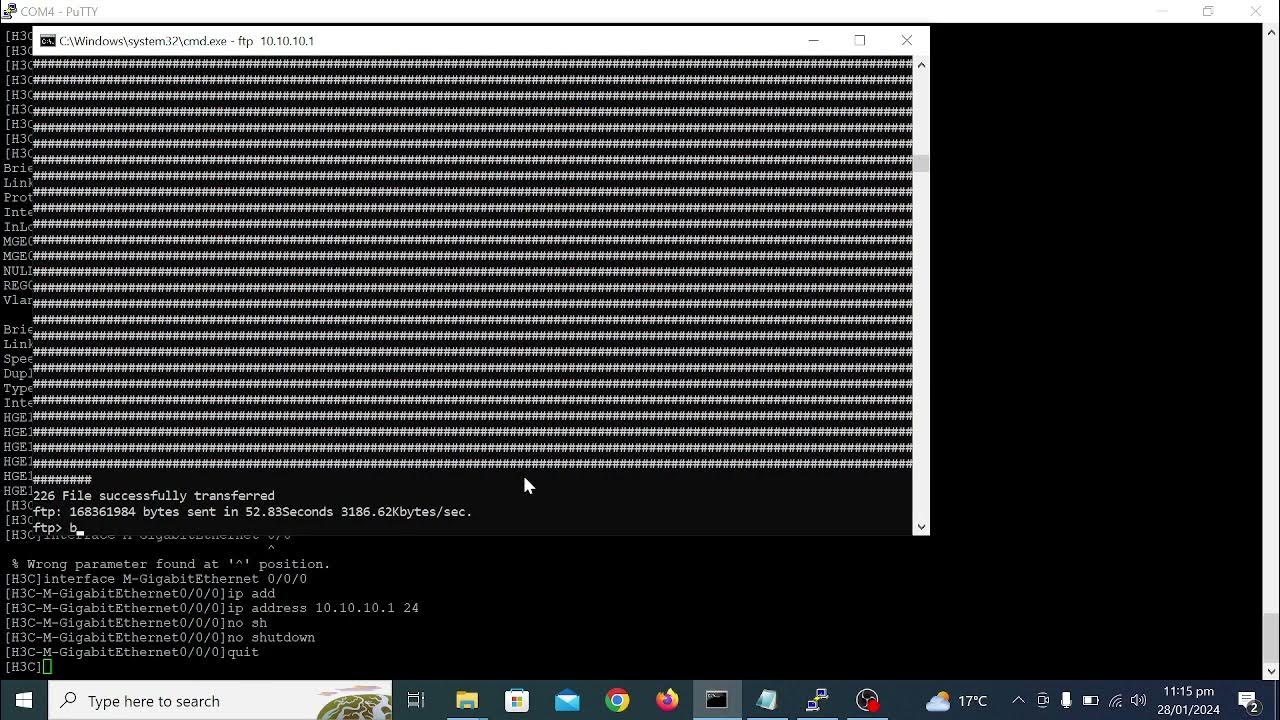Creating and Connecting FTP Server on H3C Switch Tutorial - YouTube