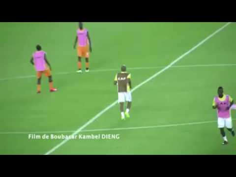 André Ayew Performing Ritual Before African Cup Of Nations Match