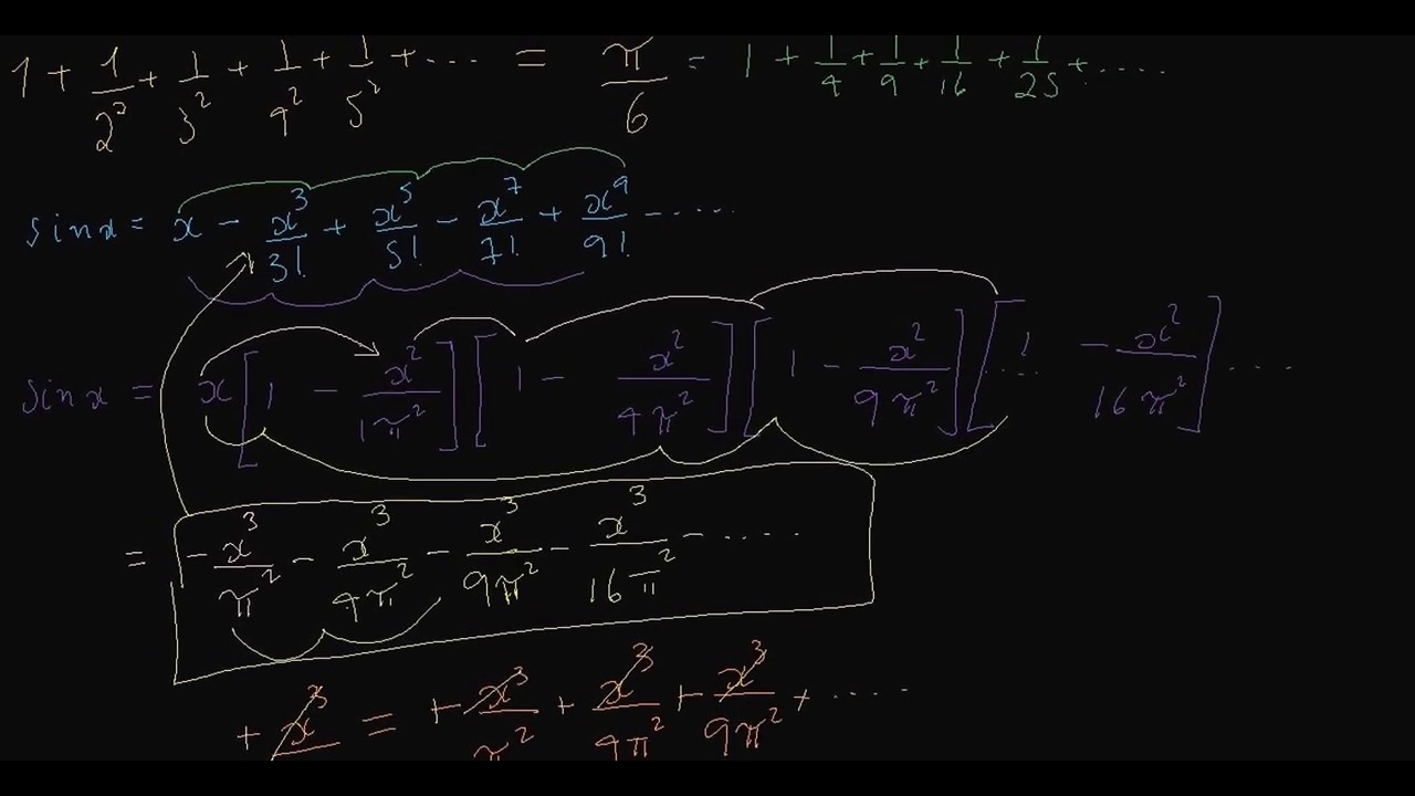 Summing The Infinite Series 1 1 4 1 9 1 16 The Easy Way