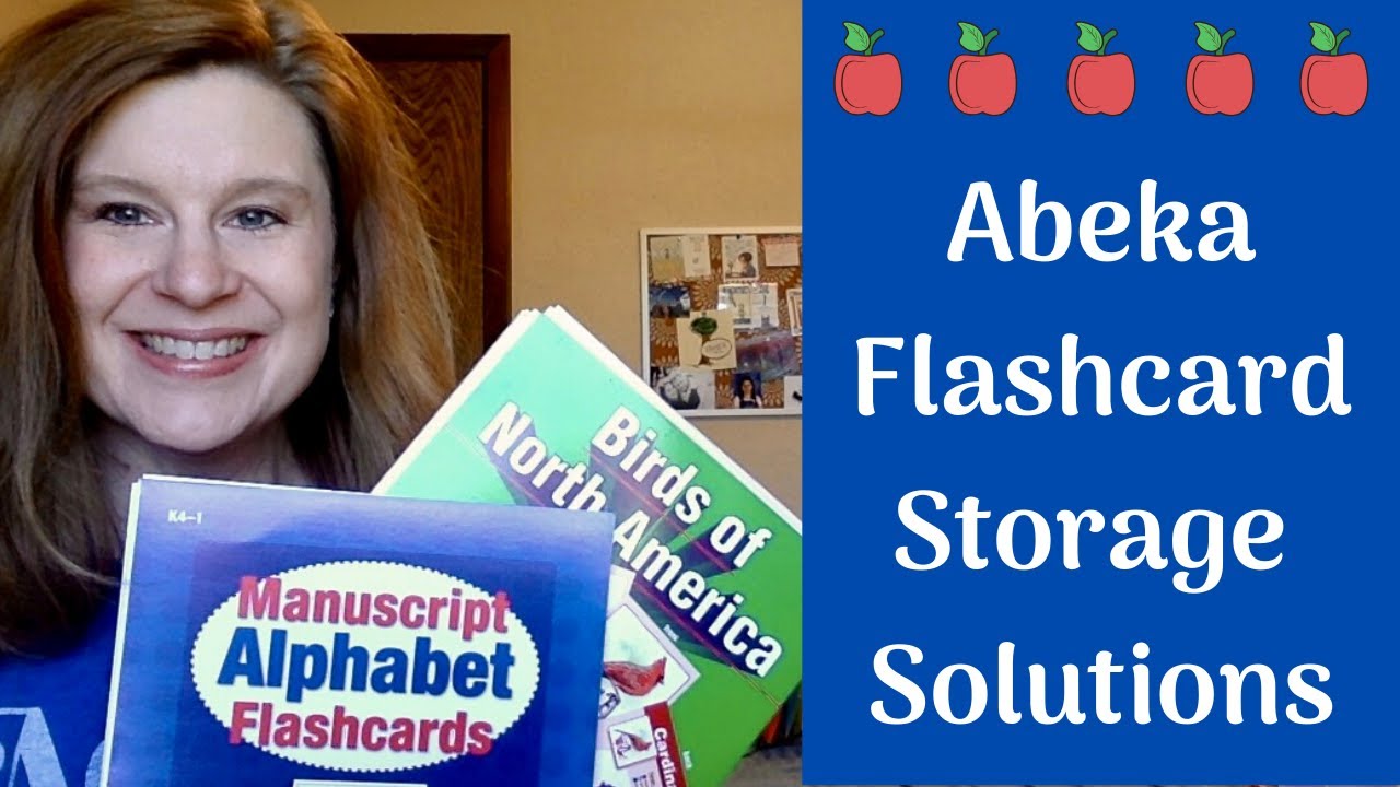 Abeka Flashcard Storage Solutions - YouTube