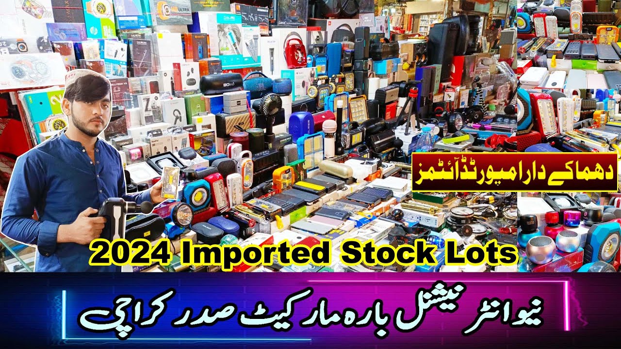 Discover the Best Imported Electronic Items at Super Bara Market Saddar Karachi - YouTube
