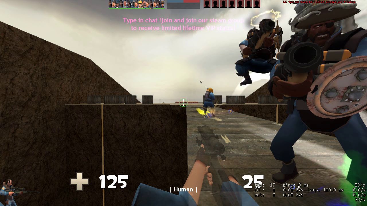 [TF2] Zombie Escape Gameplay - Rocket Escape - YouTube