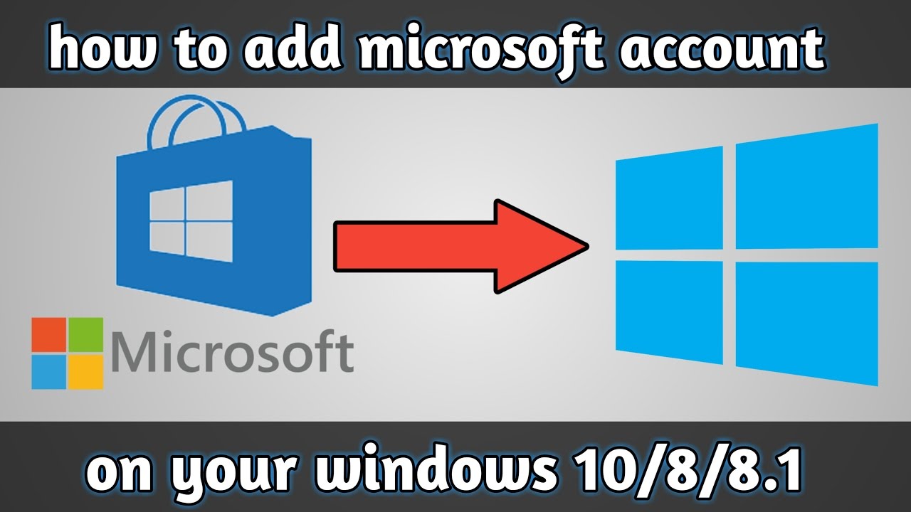 how to add microsoft account in windows 10/8/8.1 | Urdu Tutorials ...