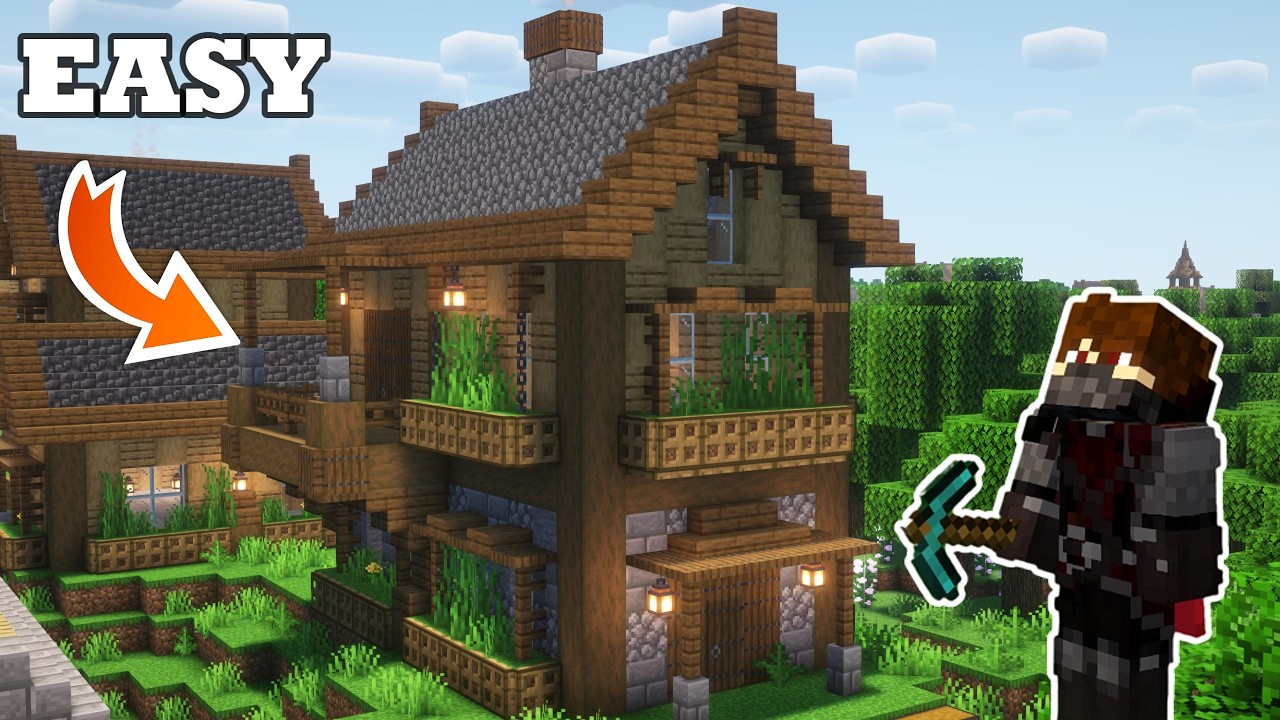 Minecraft: Perfect Starter House Tutorial - YouTube