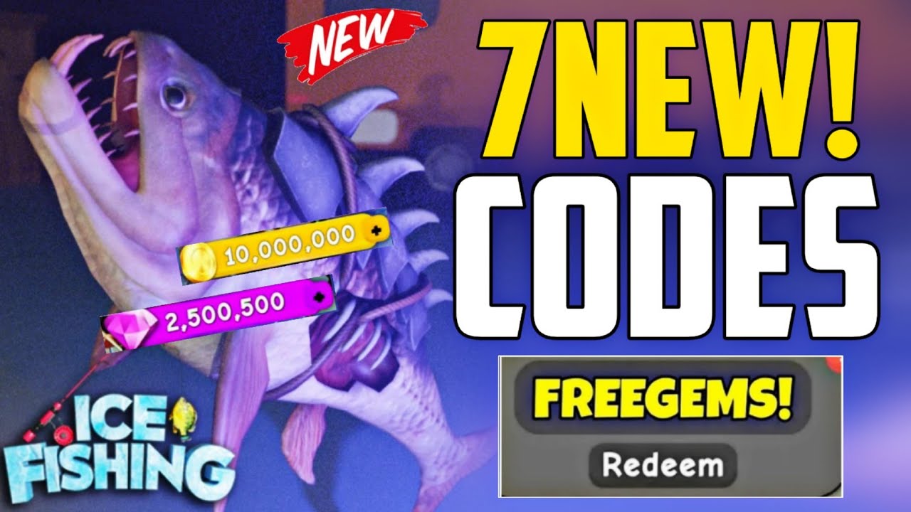 *NEW* ALL WORKING CODES FOR ICE FISHING SIMULATOR IN 2024! ROBLOX ICE ...